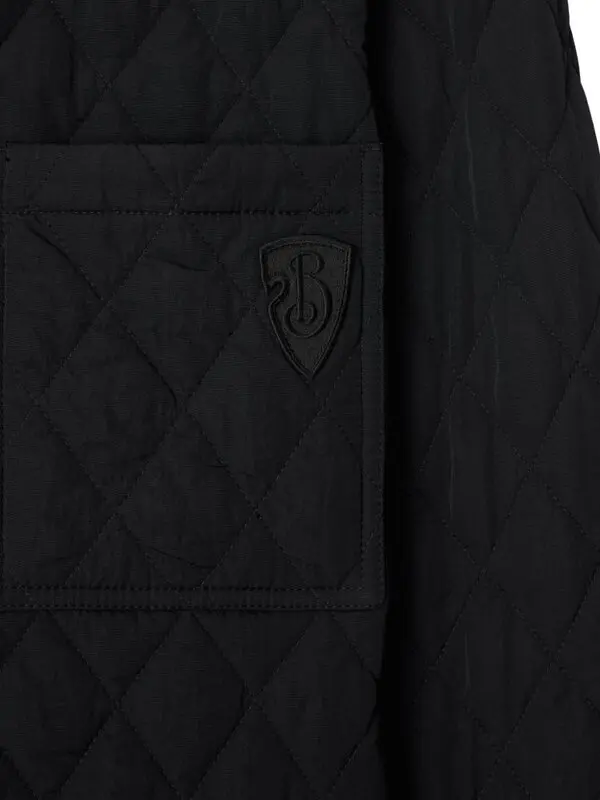 Burberry Reversible Quilted Overshirt - Black
