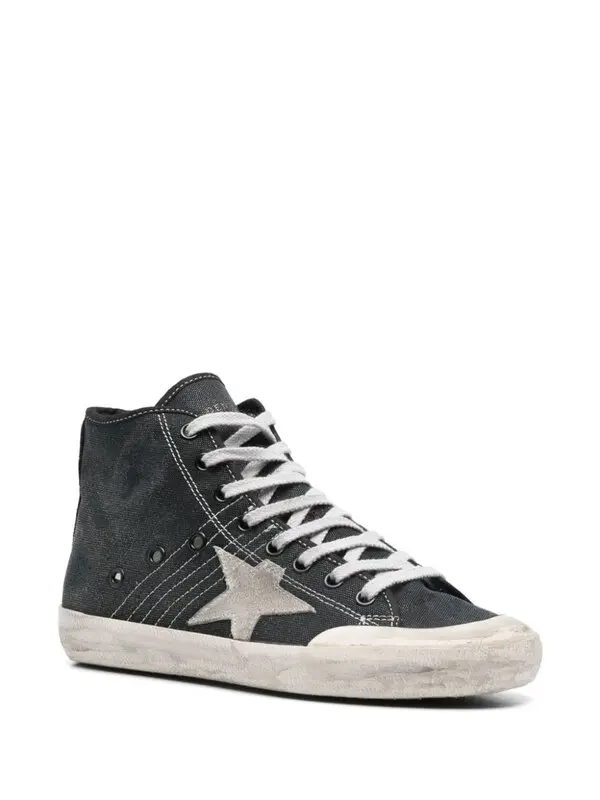 GOLDEN GOOSE Francy Penstar High-top Sneakers - Black