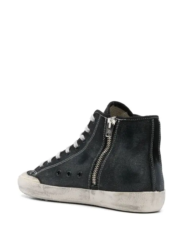 GOLDEN GOOSE Francy Penstar High-top Sneakers - Black