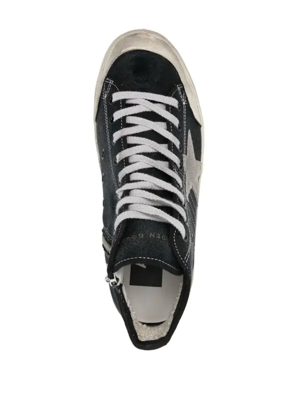 GOLDEN GOOSE Francy Penstar High-top Sneakers - Black