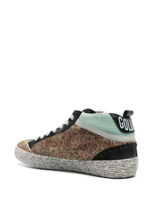GOLDEN GOOSE Mid Star Double-quarter Sneakers