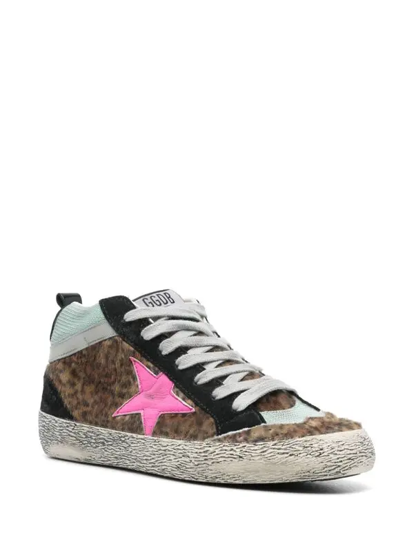 GOLDEN GOOSE Mid Star Double Quarter Sneakers