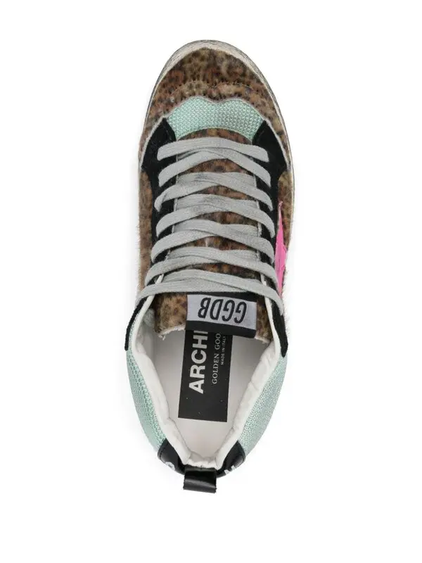 GOLDEN GOOSE Mid Star Double Quarter Sneakers