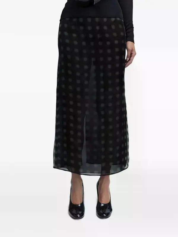 16Arlington Dia Midi Skirt - Green