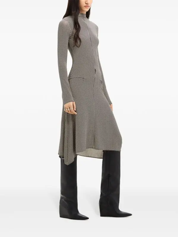 COURREGES Volcano Jersey Midi Dress - Black