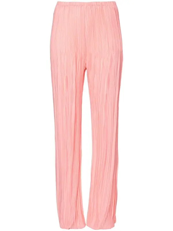 FORTE_FORTE Plissé Straight Trousers