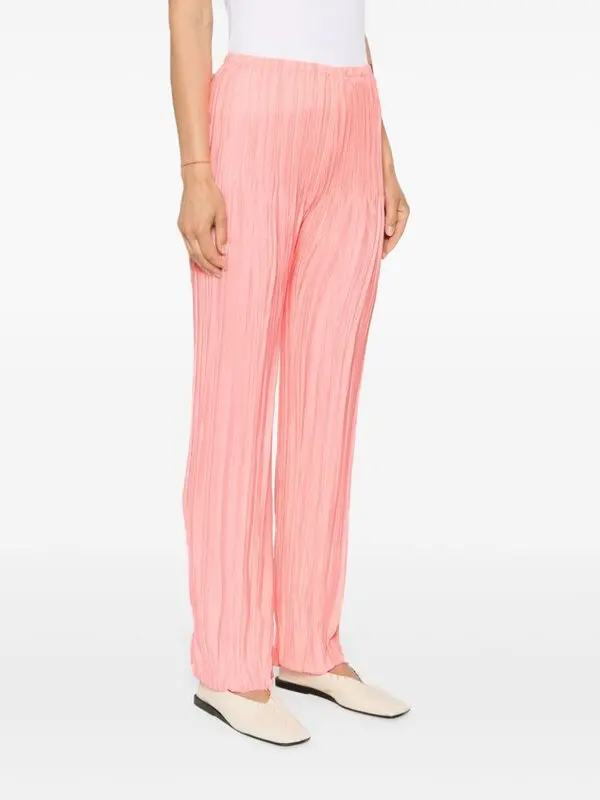 FORTE_FORTE Plissé Straight Trousers