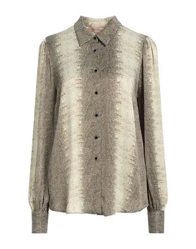 TWINSET Satin Animal Print Shirt