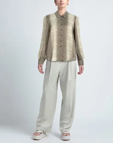 TWINSET Satin Animal Print Shirt