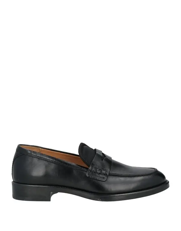 SOLDINI Leather Penny Loafers