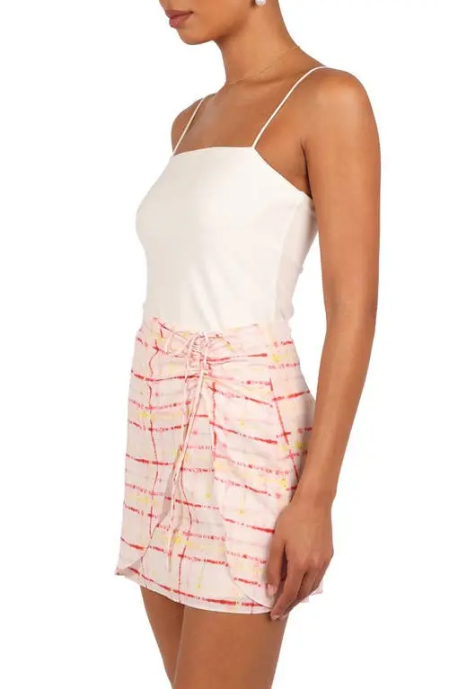 PETAL & PUP Mirah Cotton & Linen Miniskirt