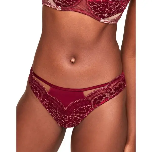 ADORE ME Farina Cheeky Panties - Dark Red