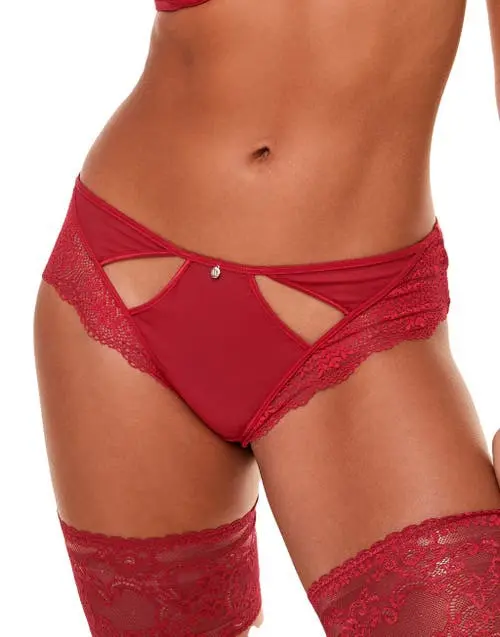 ADORE ME Sylvia Cheeky Panties - Dark Red
