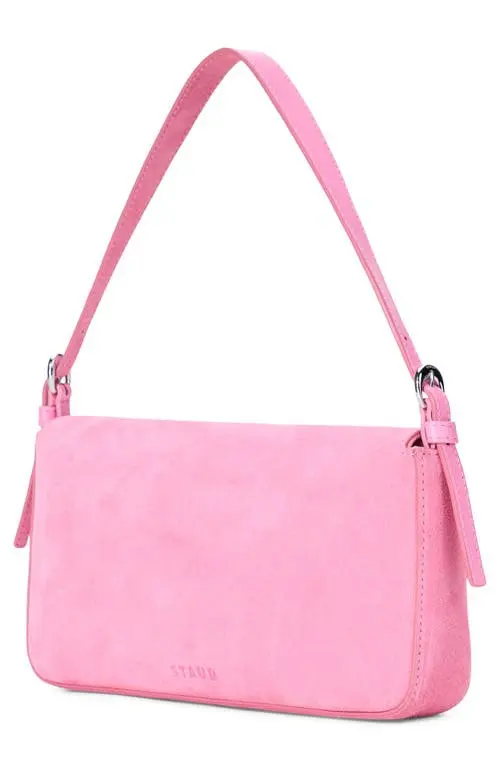 Staud Harlow Suede Shoulder Bag - Orchid