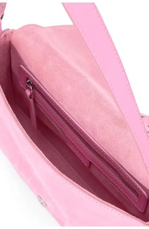 Staud Harlow Suede Shoulder Bag - Orchid