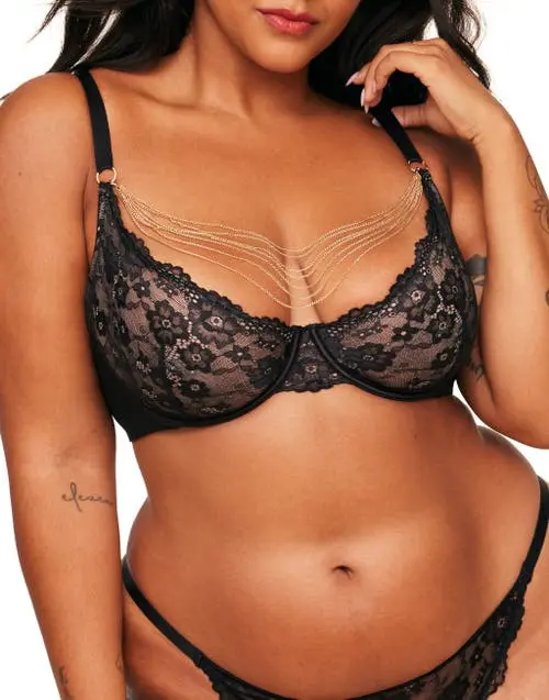 ADORE ME Elyza Unlined Demi Bra - Black