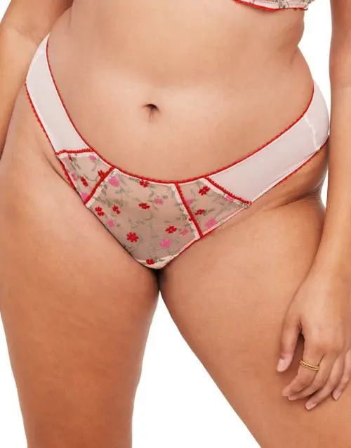 ADORE ME Rosa Bikini Panties - Floral Red