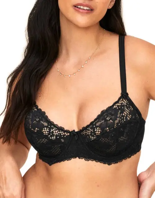 ADORE ME Cinthia Unlined Full Coverage Bra - Black