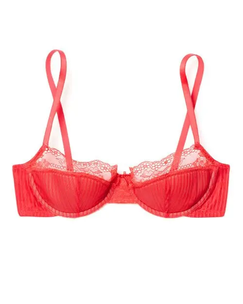 ADORE ME Selma Contour Balconette Bra - Dark Red