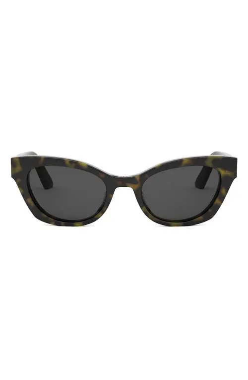 Dior Midnight B2i Cat Eye Sunglasses - Dark Havana /smoke