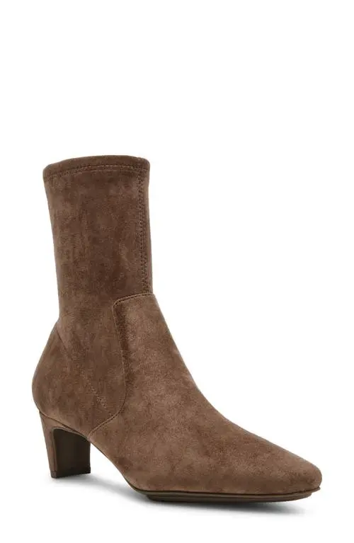 Anne Klein Iga Sock Bootie - Truffle