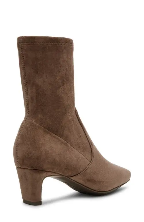 Anne Klein Iga Sock Bootie - Truffle