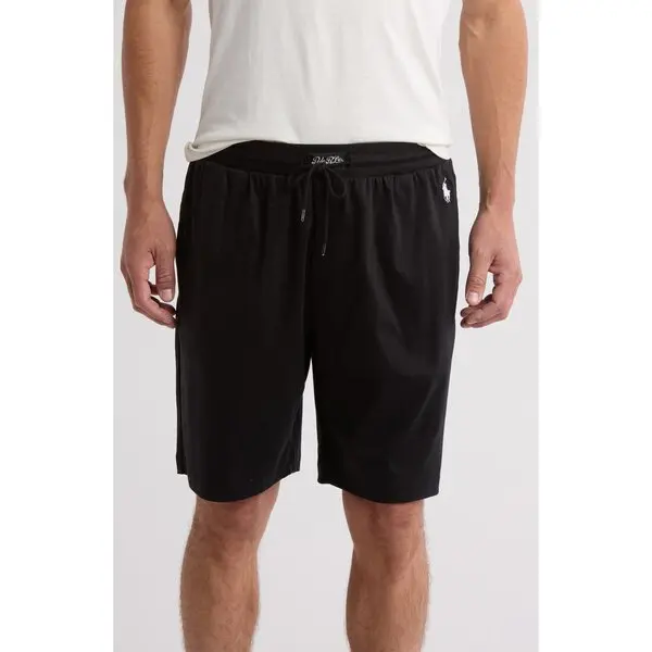 Polo Ralph Lauren Mercerized Cotton Pajama Shorts - Black