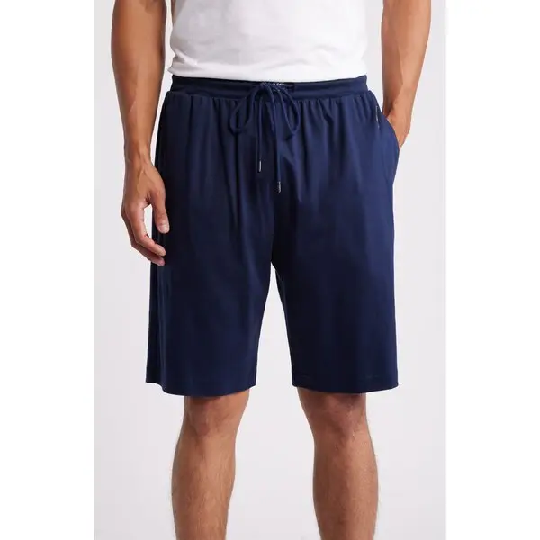 Polo Ralph Lauren Mercerized Cotton Pajama Shorts - Classic Navy/gold