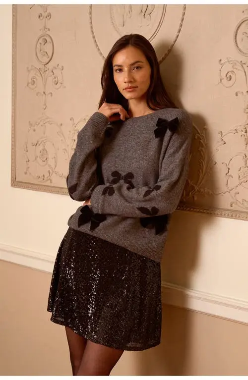 CECE DUPRAZ Sequin Miniskirt