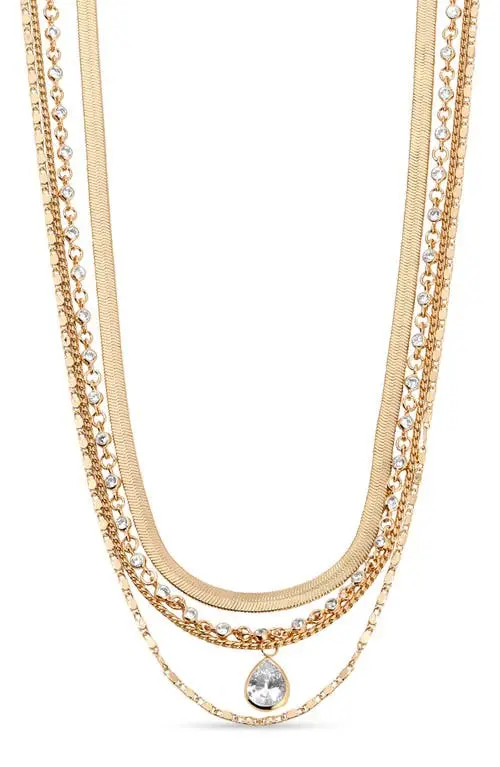 Ettika Layered Chain Necklace - Gold
