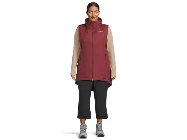 Columbia Heavenly Ii Long Vest - Brown