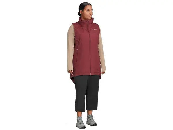 Columbia Heavenly Ii Long Vest - Brown