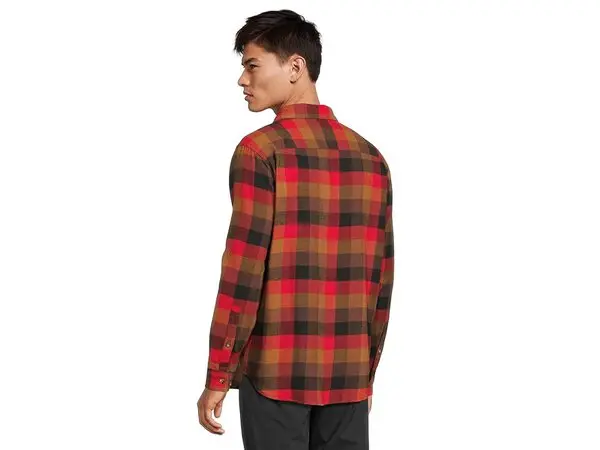 Columbia Cornell Woodstm Flannel Long Sleeve Shirt Clothing Black Backland Tartan - Multi