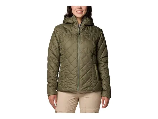 Columbia Heavenly Quilted Hooded Jacket - Green