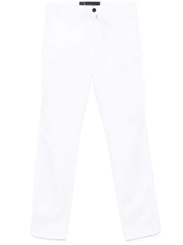 BILLIONAIRE Straight-leg Trousers - White
