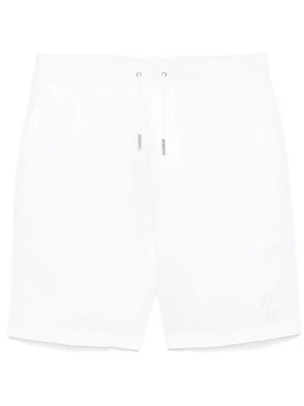 BILLIONAIRE Logo-embroidered Shorts - White