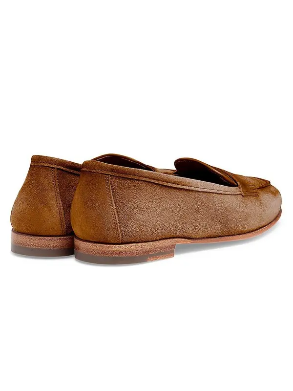 Santoni Suede Loafers