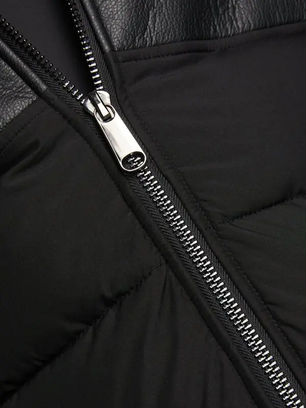 MERCER COLLECTIVE Kate Mixed-media Puffer Coat