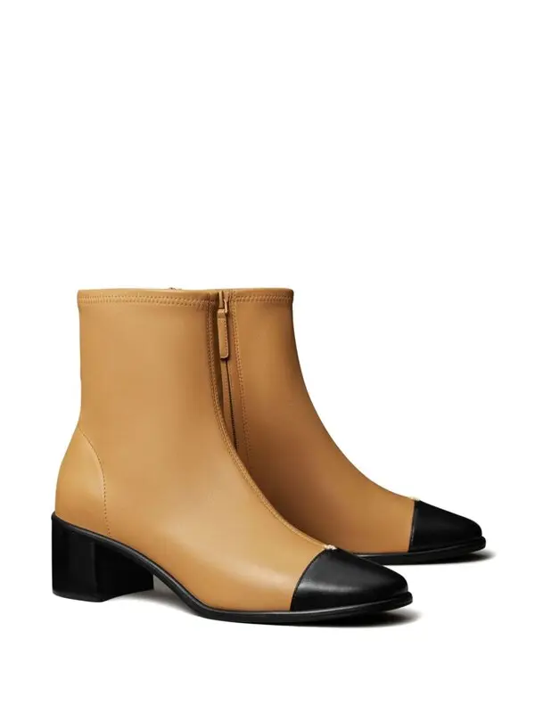 Tory Burch 50mm Cap-toe Ankle Boots - Brown