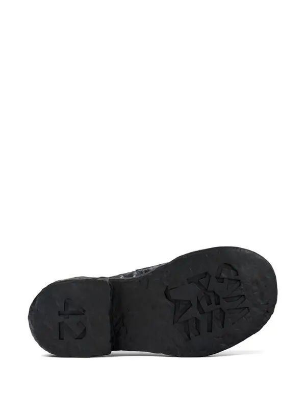 Camper Vamonos Croc-effect Leather Loafers - Grey