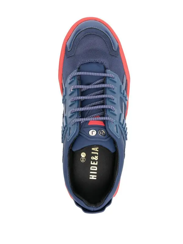 HIDE&JACK Mini Silverstone Panelled Sneakers - Blue