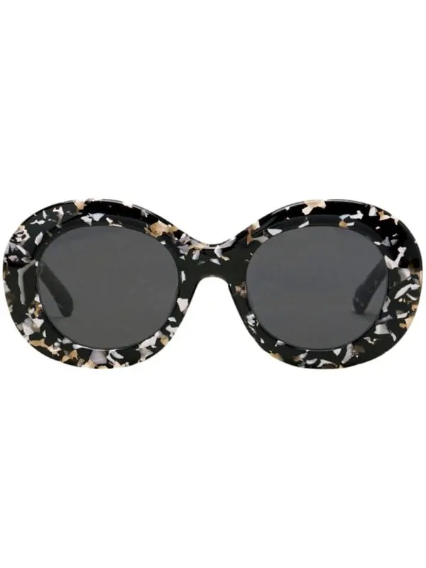 mi-ami♡ Ami De Coeur Tortoiseshell Sunglasses In Black - 34% Off