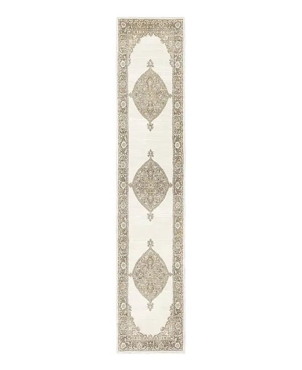 ORIENTAL WEAVERS Andorra 7939d Runner Area Rug, 2'6 X 12 - Beige