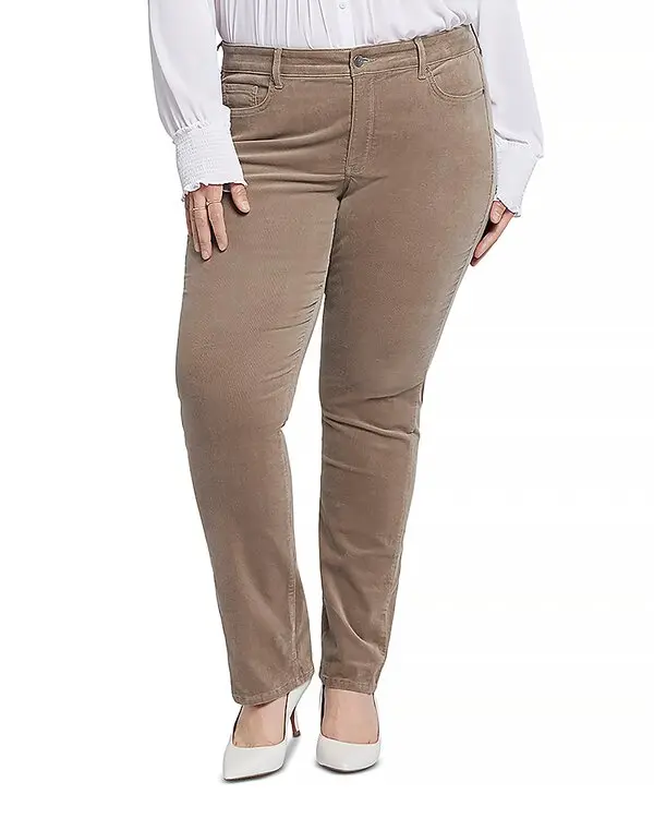 NYDJ Marilyn Straight Leg Corduroy Pants