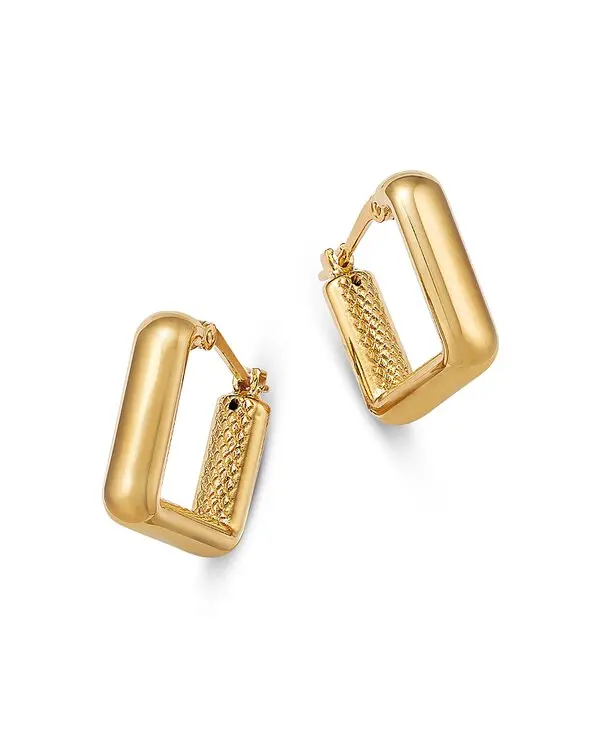 Bloomingdale'S 14k Yellow Small Hoop Earrings - Gold