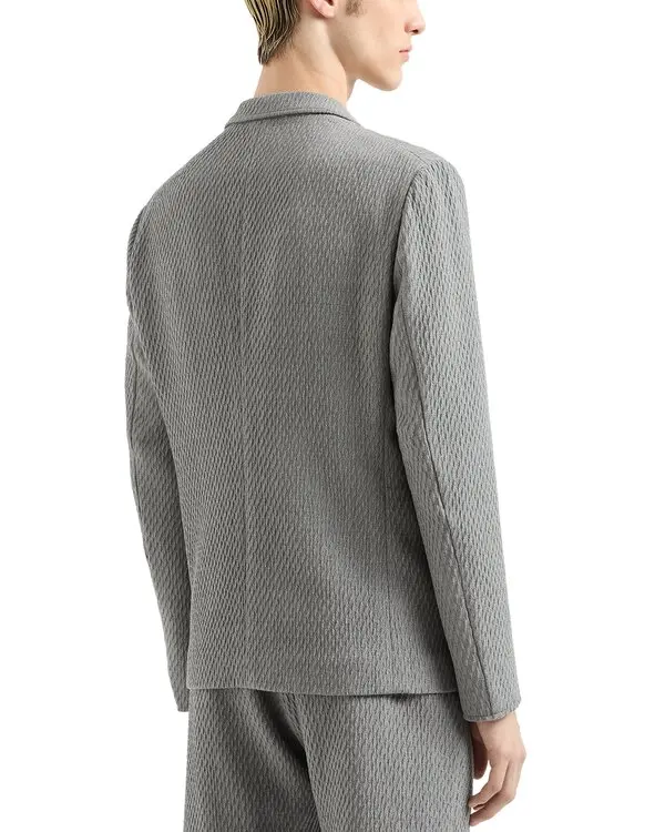 Emporio Armani Textured Stretch Blazer