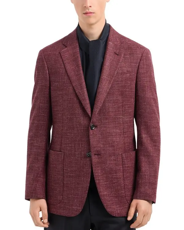 Emporio Armani Wool & Linen Blend Sport Jacket