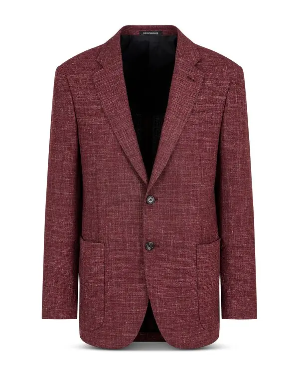 Emporio Armani Wool & Linen Blend Sport Jacket