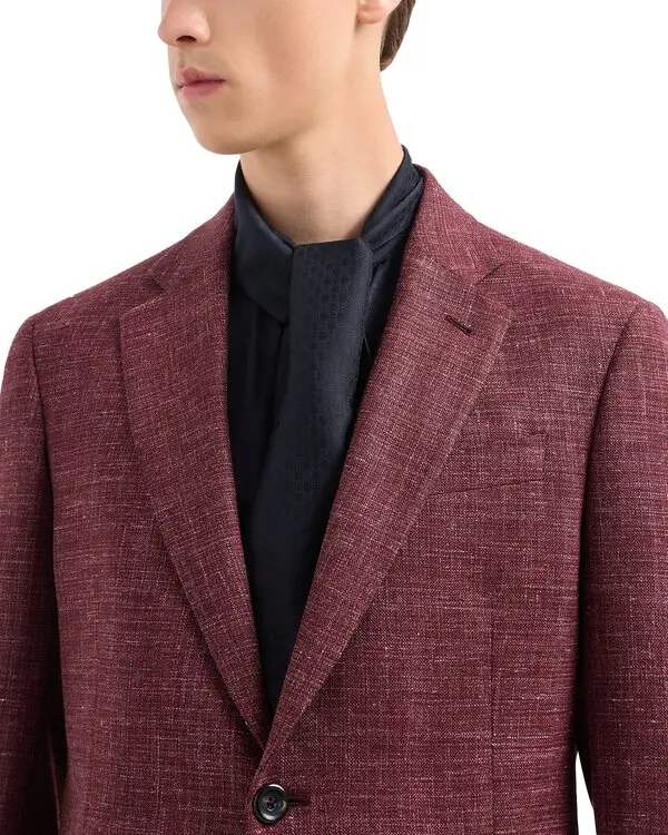 Emporio Armani Wool & Linen Blend Sport Jacket