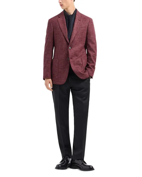 Emporio Armani Wool & Linen Blend Sport Jacket